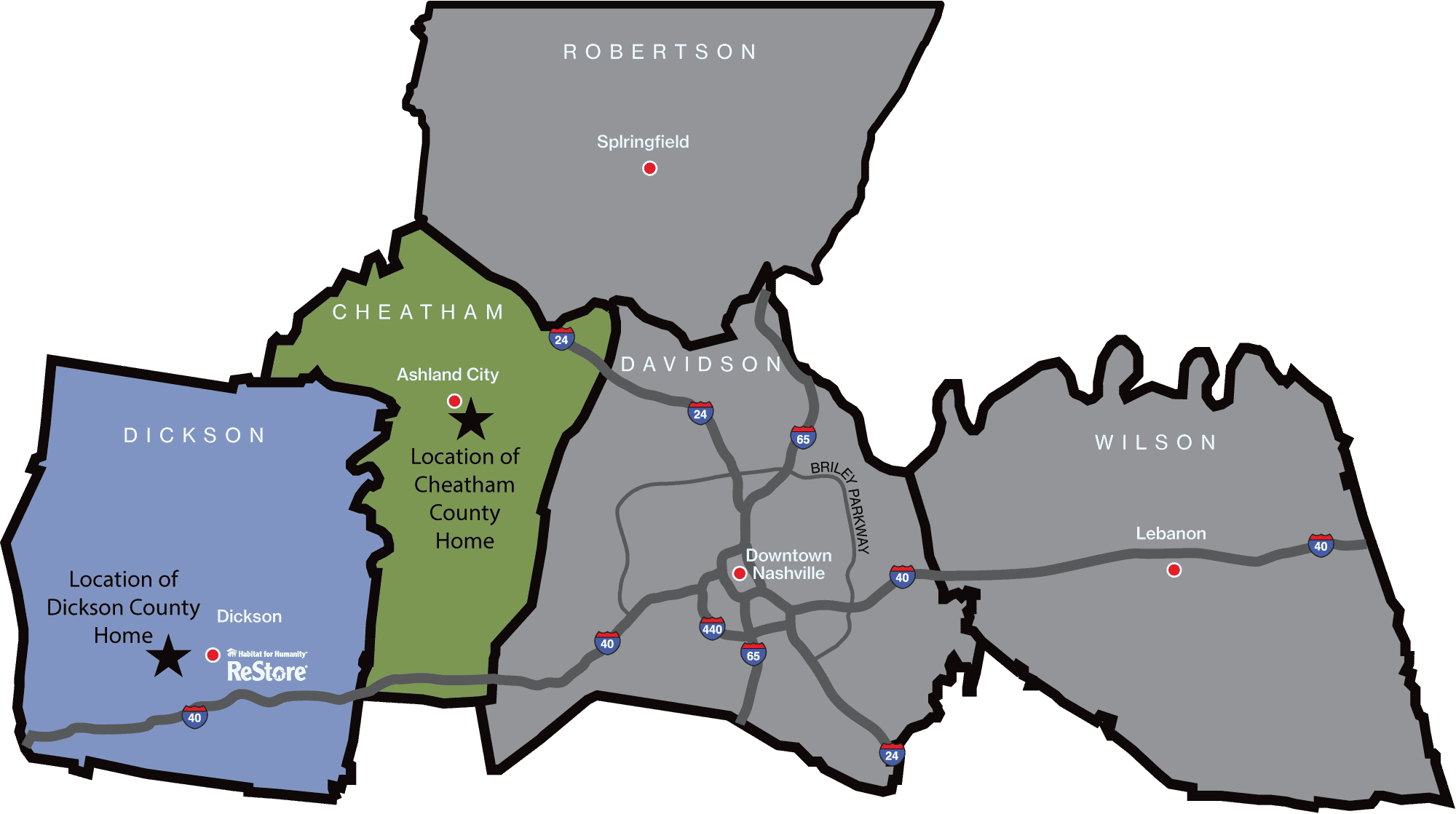Dickson/Cheatham Homeownership | Habitat for Humanity